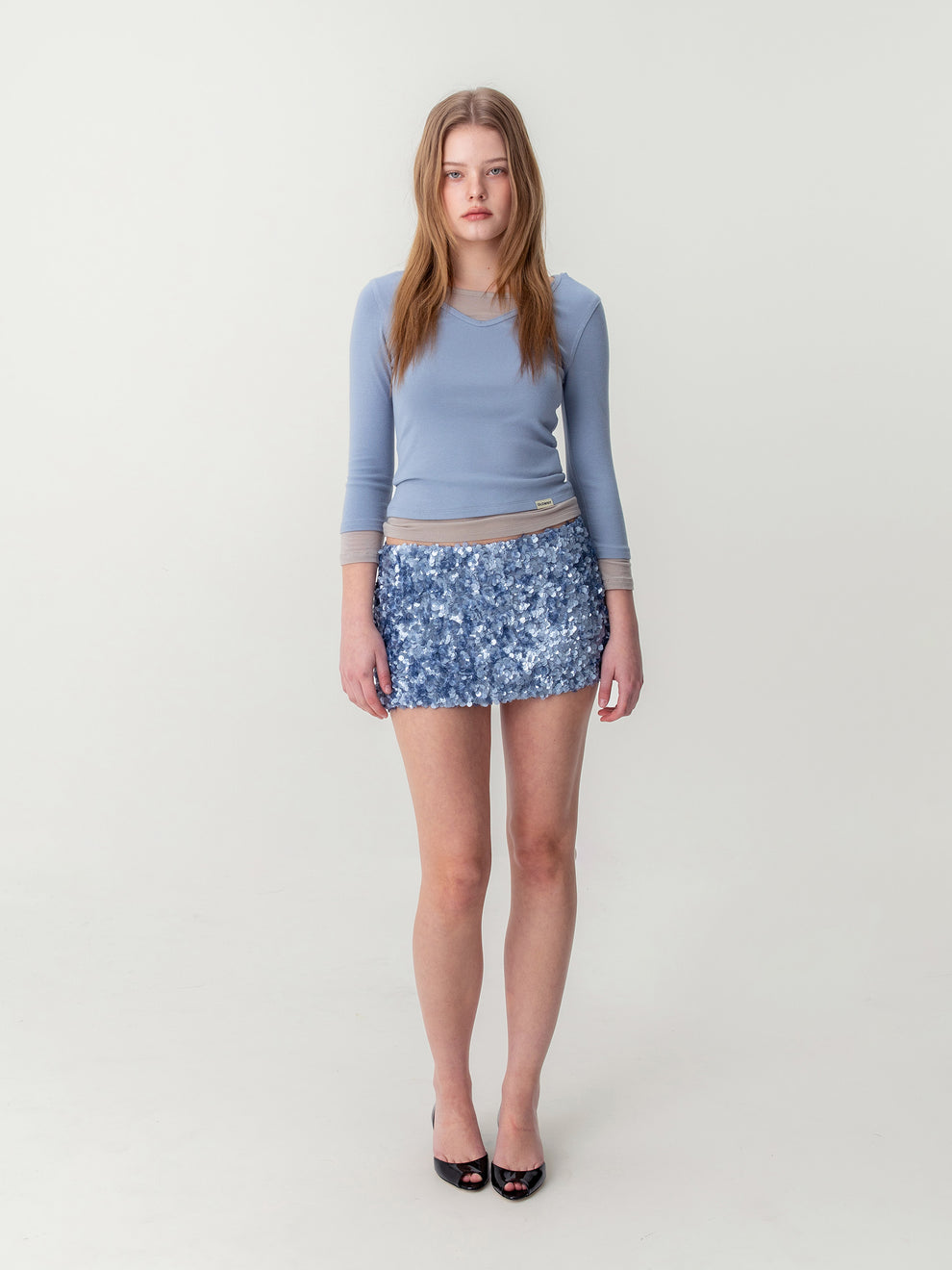 3/4 LAYERED CONTRAST HOODIE – Glowny